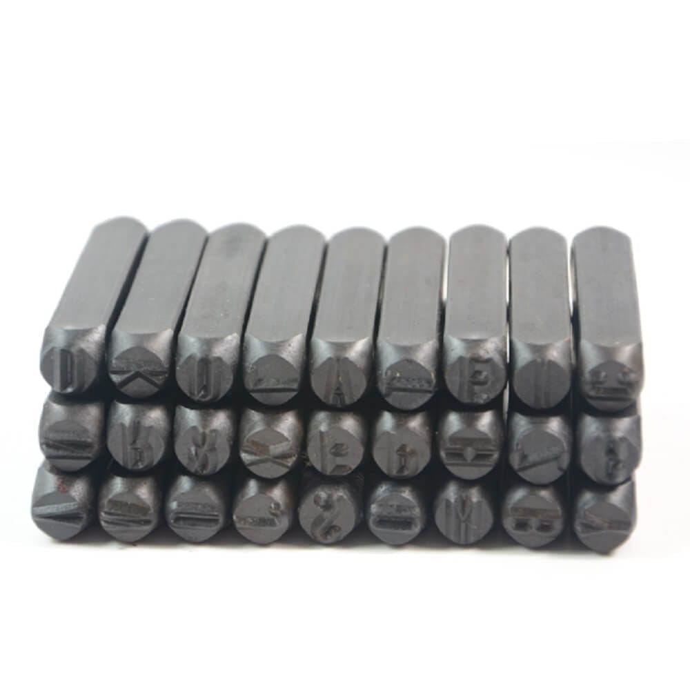 Number/Letter Alphabet Metal Stamping Set – Tooltos Jewelry Tools