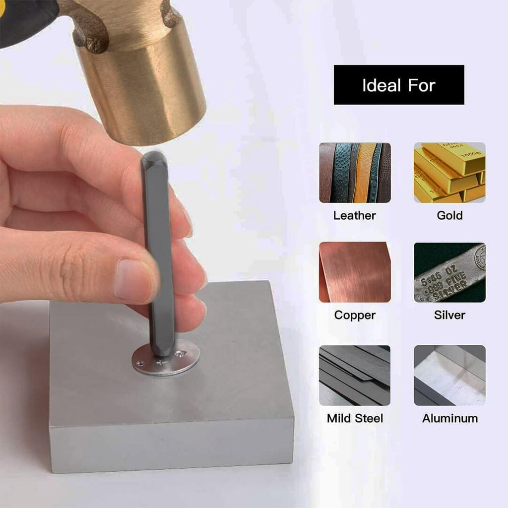 36pcs Steel Number & Letter Stamping kit – Tooltos Jewelry Tools