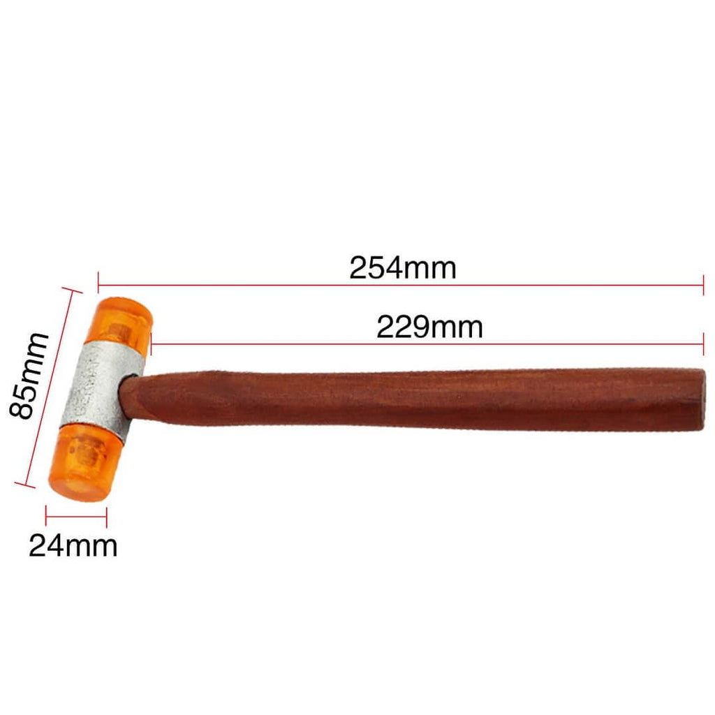Rubber Hammer With Wooden Handle – Tooltos Jewelry Tools