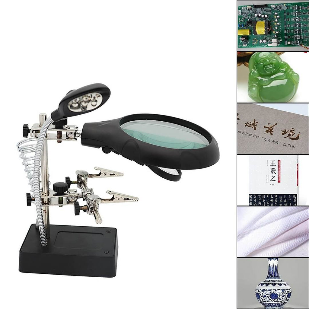 Desktop LED Light Welding Magnifier – Tooltos Jewelry Tools