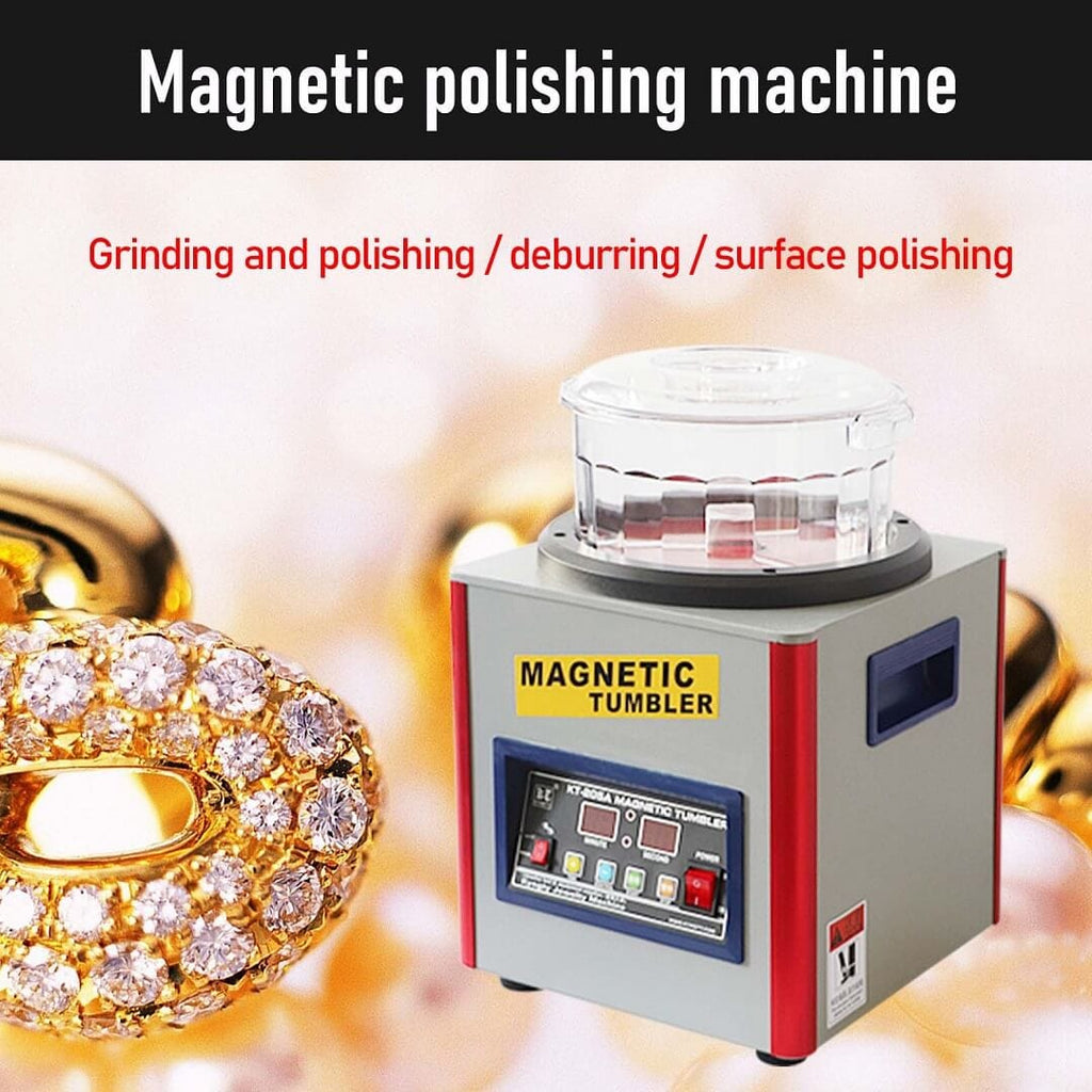 KT-205A Magnetic Tumbler Polishing Machine – Tooltos Jewelry Tools