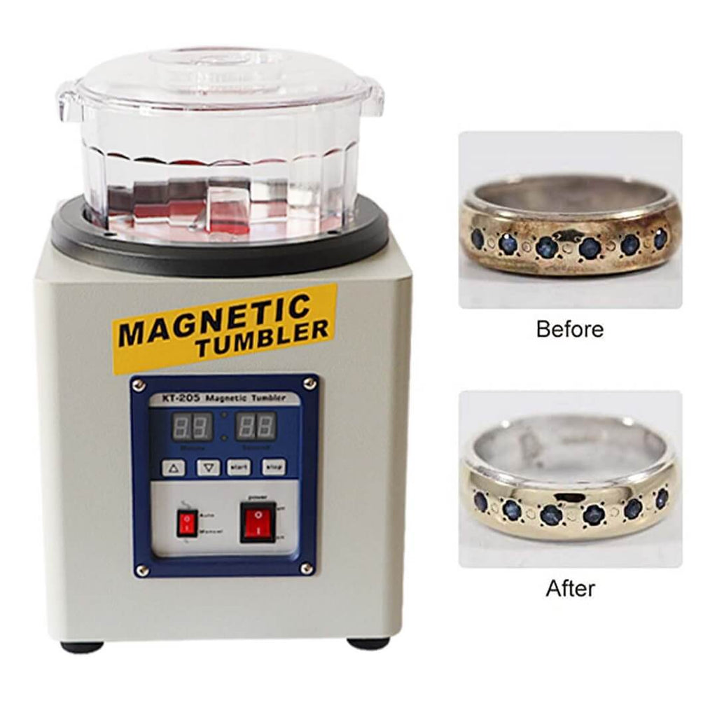 KT205 Magnetic Tumbler Polishing Machine – Tooltos Jewelry Tools