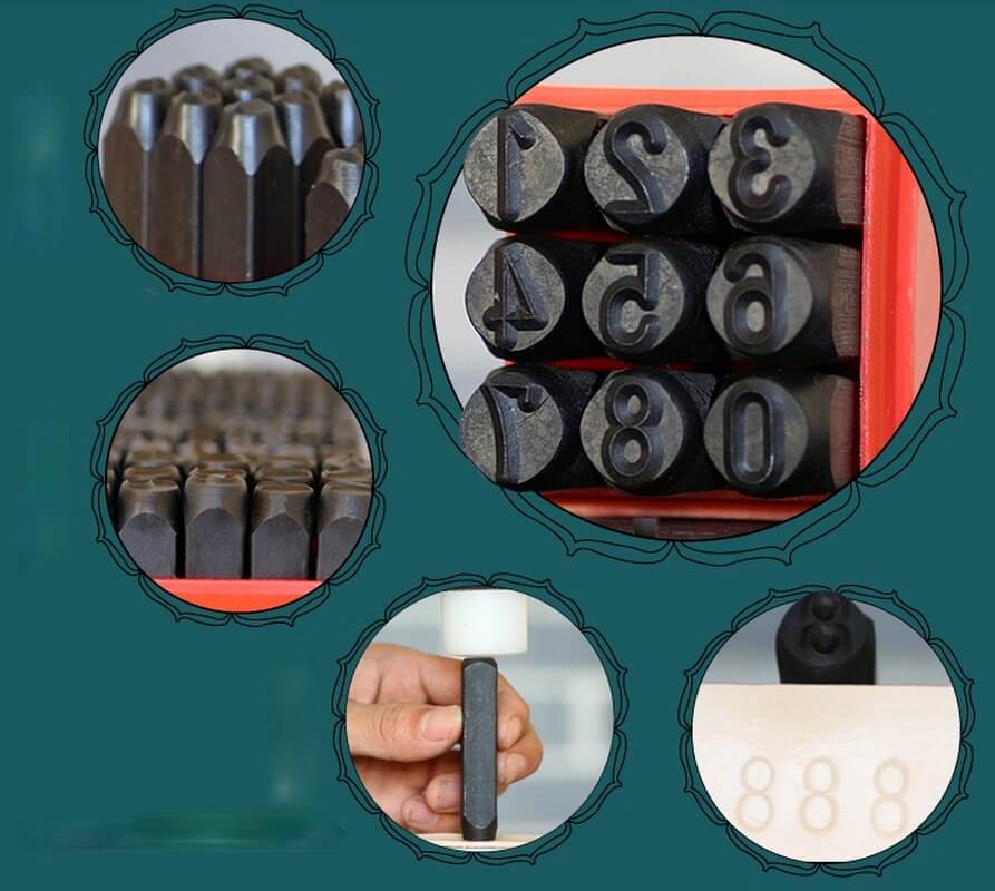 Number/Letter Alphabet Metal Stamping Set – Tooltos Jewelry Tools