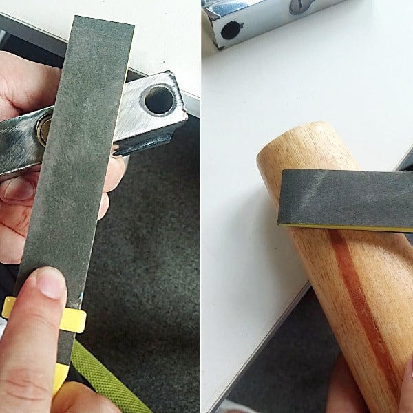 Polishing Sandpaper Kit Sanding Tool with Sand Paper Plastic Stick ...