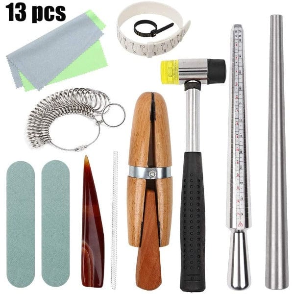 Ring Enlarger Stick Mandrel Handle Hammers Sizer Finger Measuring ...
