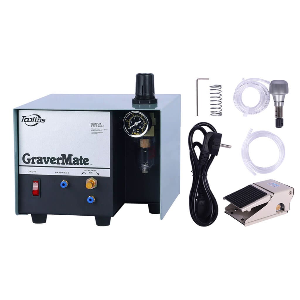 Tooltos Single-Handle GraverMate Jewelry Pneumatic Engraving Machine ...
