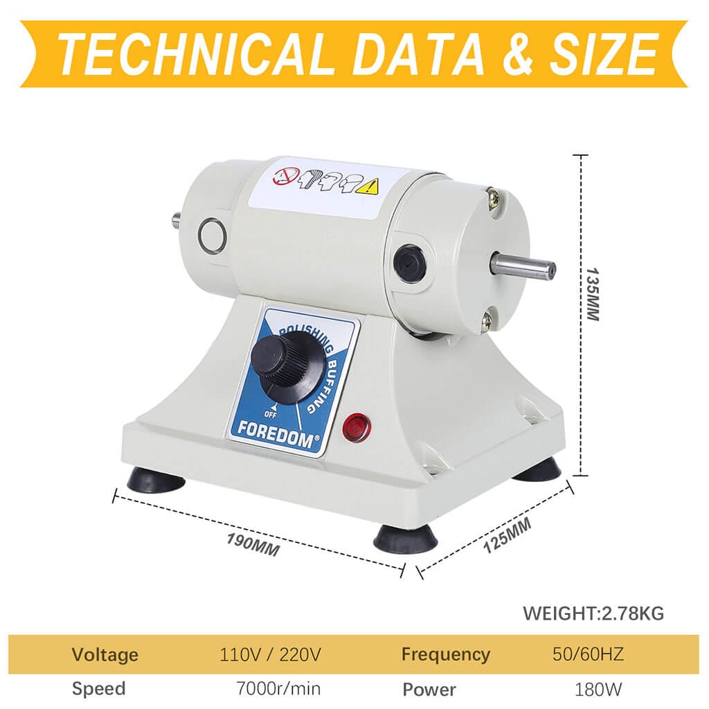 Foredom Adjustable Speed Bench Lathe Jewelry Grinding And Polishing Ma ...