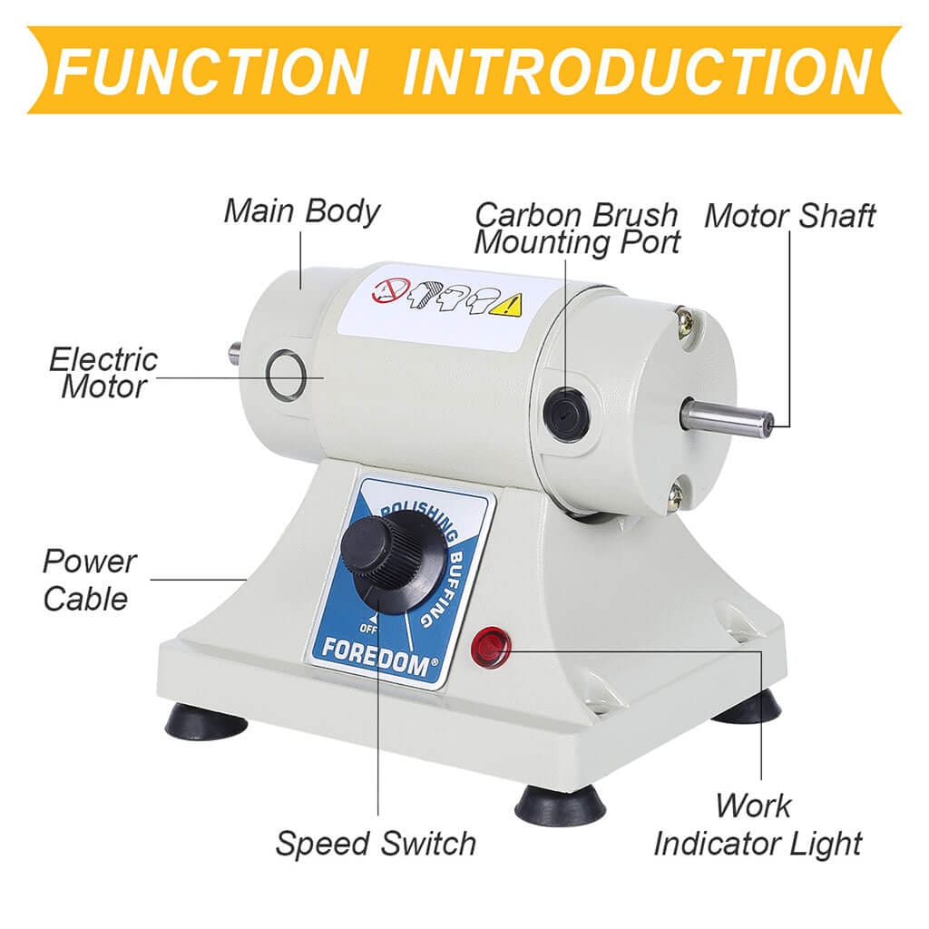 Foredom Adjustable Speed Bench Lathe Jewelry Grinding And Polishing Ma ...