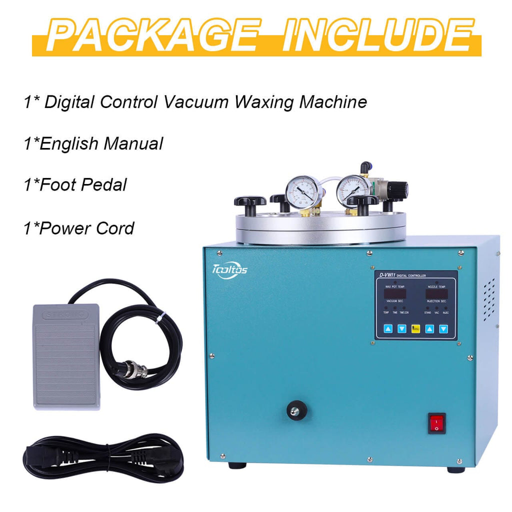 Tooltos Digital Control Jewelry Vacuum Wax Injection Machine – Tooltos ...