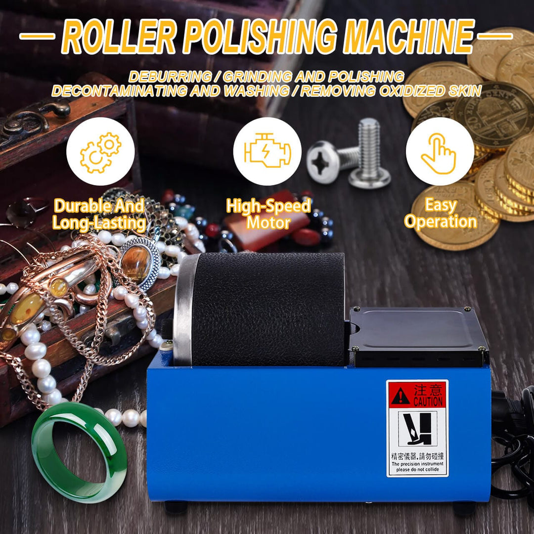 Tooltos Beads Electric Roller Jewelry Polishing Machine | 16W 3KG ...