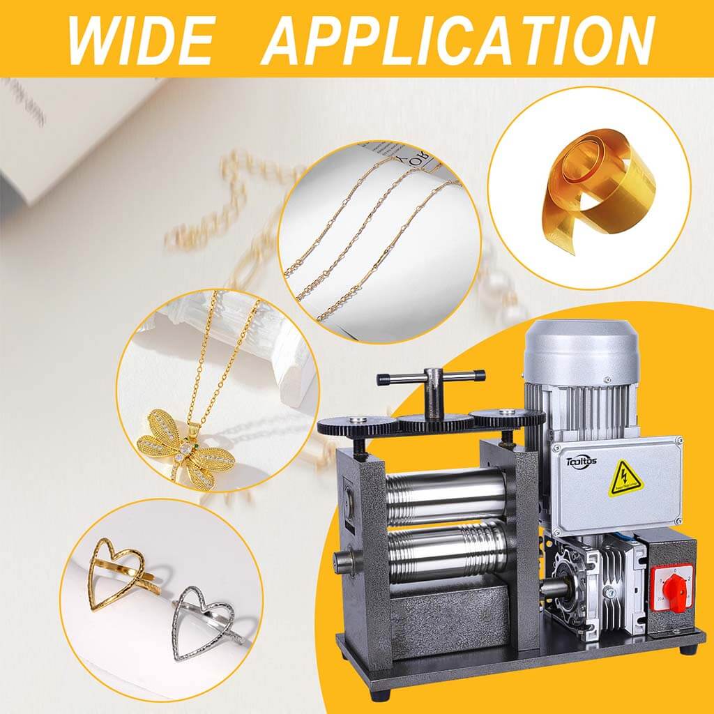 Tooltos Electric Jewelry Tablet Press Rolling Mill Machine – Tooltos ...
