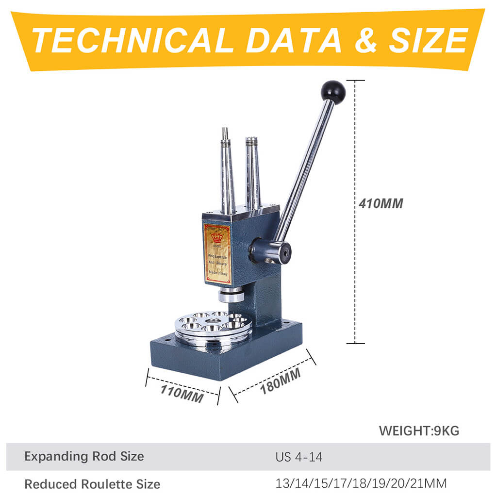 Tooltos US 4-14 Double Mandrel Ring Stretcher Expander Reducer ...
